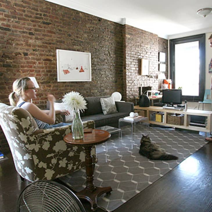 Kate & Cameron Surrounded by Art | Apartment Therapy