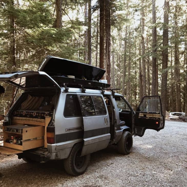 Tiny 40 Square Foot Converted Van Home | Apartment Therapy
