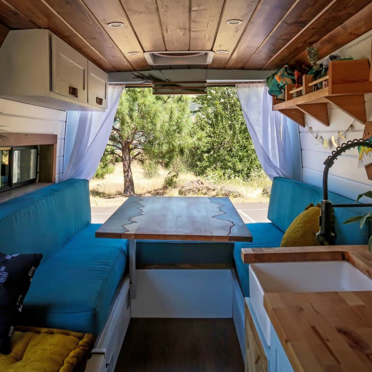 60 Square Foot Rustic Camper Van Photos | Apartment Therapy