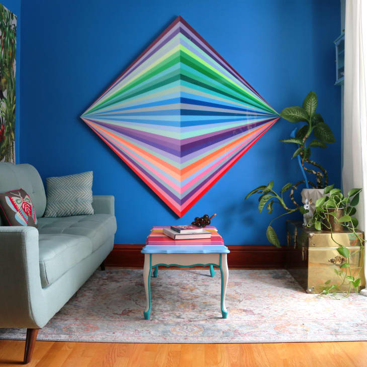 Bold, Saturated Paint Colors in an Ontario Rental Apartment | Apartment ...