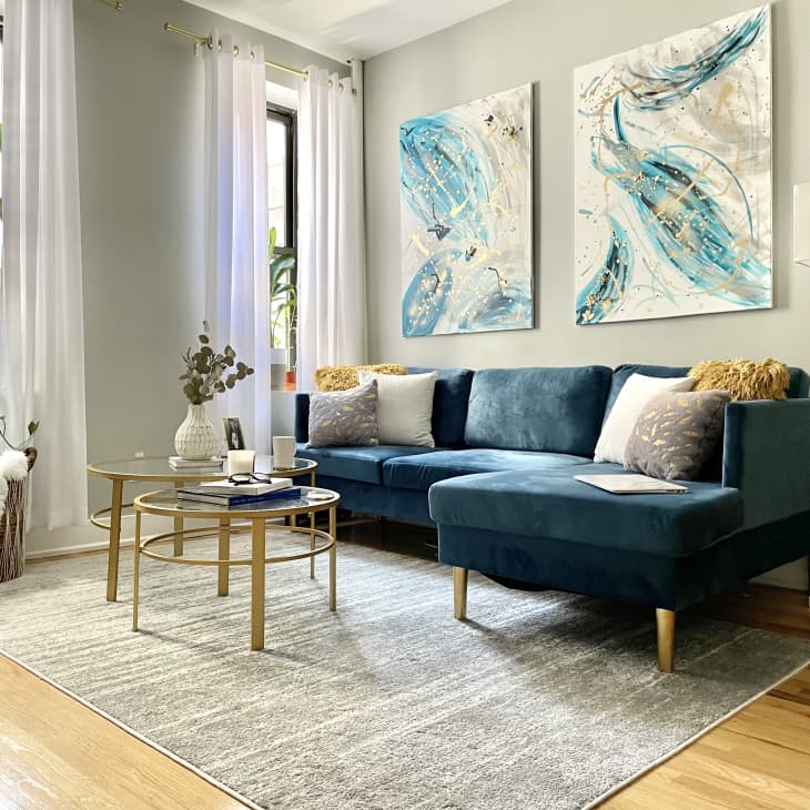 575-Square-Foot Brooklyn Rental Shows How Colors Can Soothe | Apartment ...
