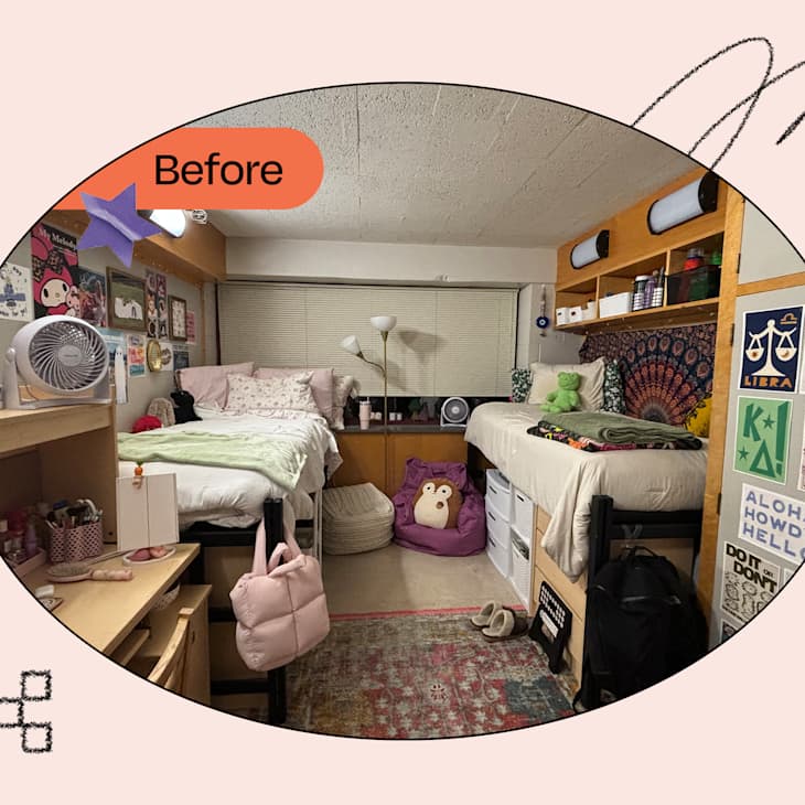 I Asked a Pro Designer How to Rearrange My Messy Dorm Room | Dorm Therapy