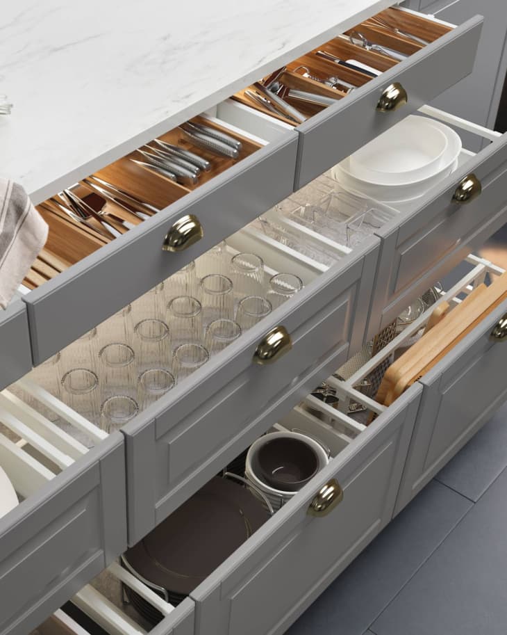 Lower Kitchen Cabinet Drawers Instead of Doors | The Kitchn