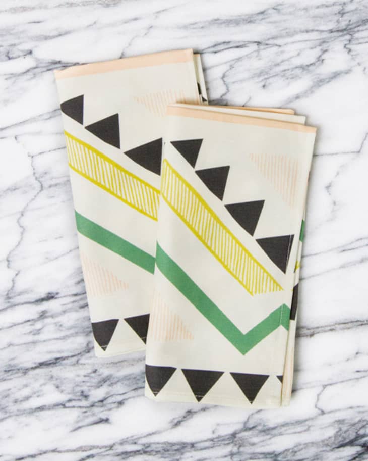 For a Little Flash: Geometric & Patterned Napkins from A Sunny ...