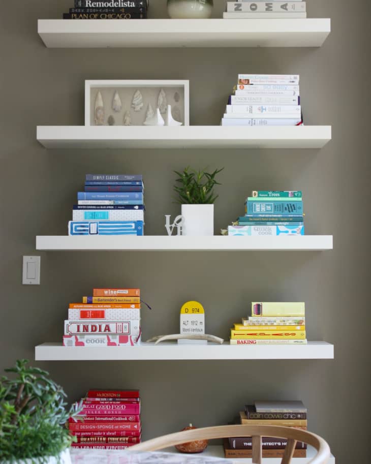 Cookbook Storage Display Idea - Gallery Wall | The Kitchn