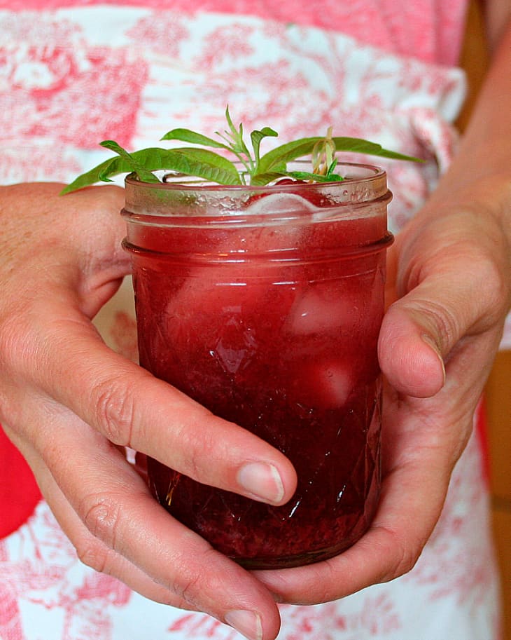 A Jam Cocktail Recipe: Lemon Verbena & Raspberry Jamtini | The Kitchn