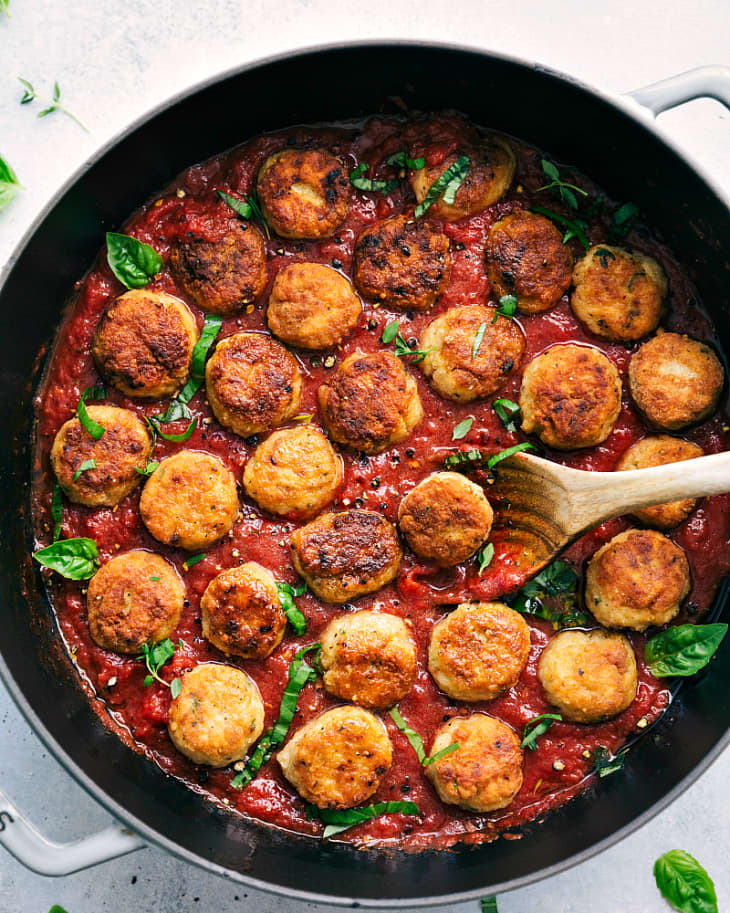 These Mini Chicken Parm Meatballs Are Cute and Delicious | The Kitchn