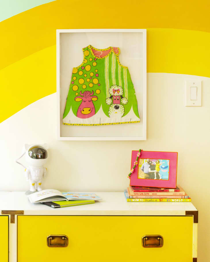 How to Frame an Heirloom Piece of Kids Clothing | Cubby