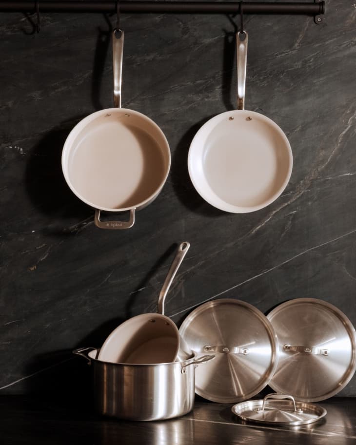 Made In New Nonstick Cookware Colors — Pomme Red and Champagne | The Kitchn