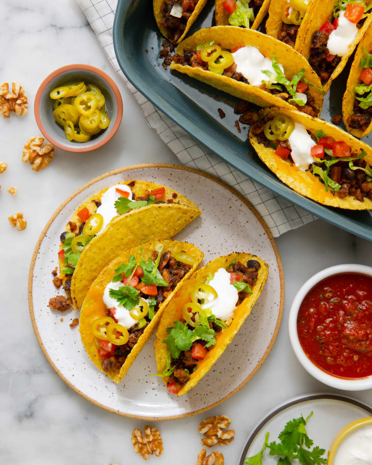 Hard Shell Tacos with Walnut Meat Recipe | The Kitchn
