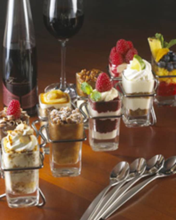 mini dessert selection