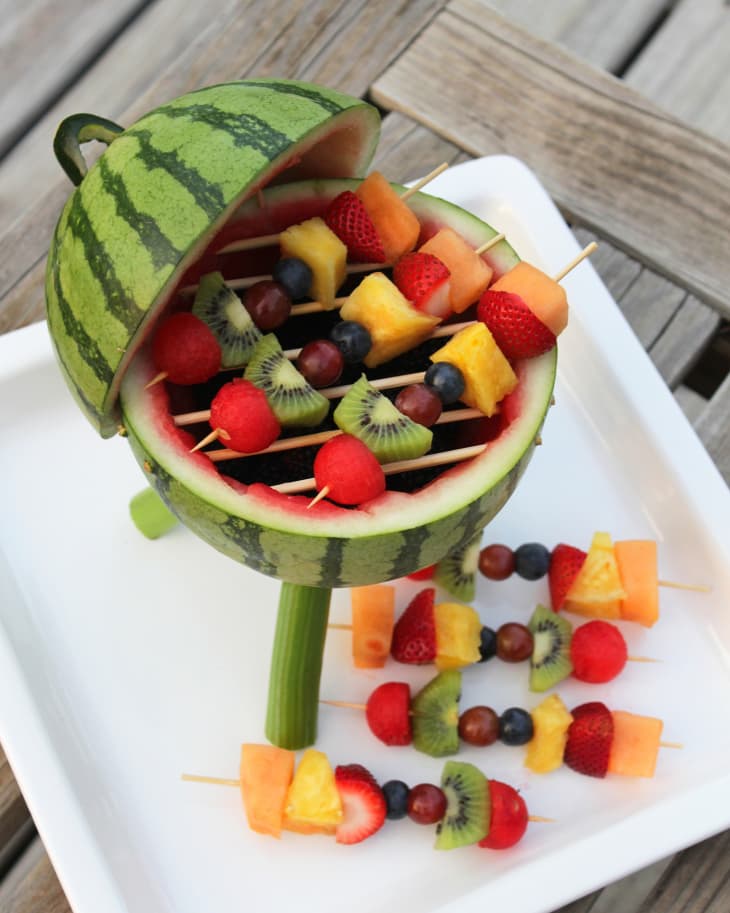 bbq fruit kebabs