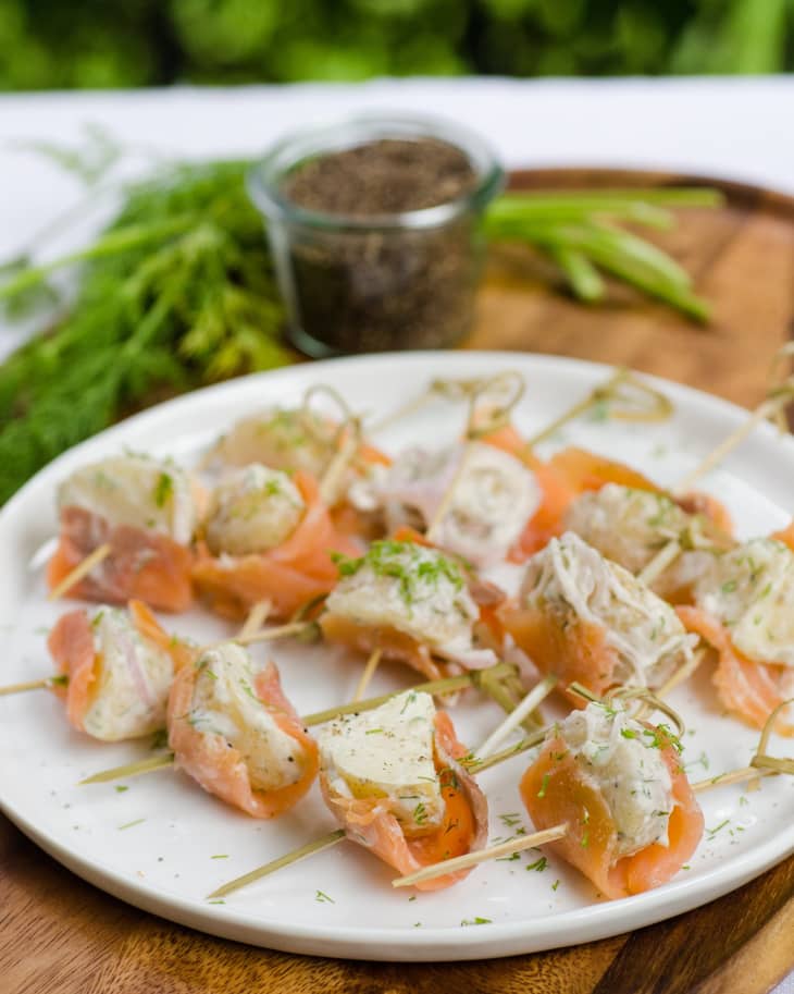 simple salmon starters