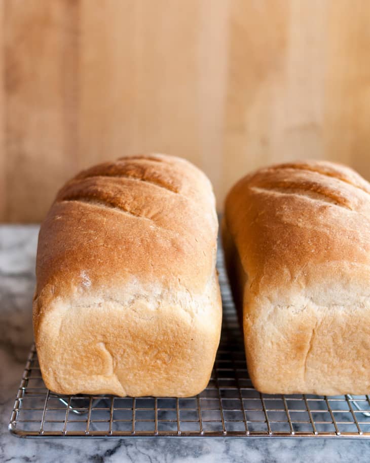 crustless stale white bread