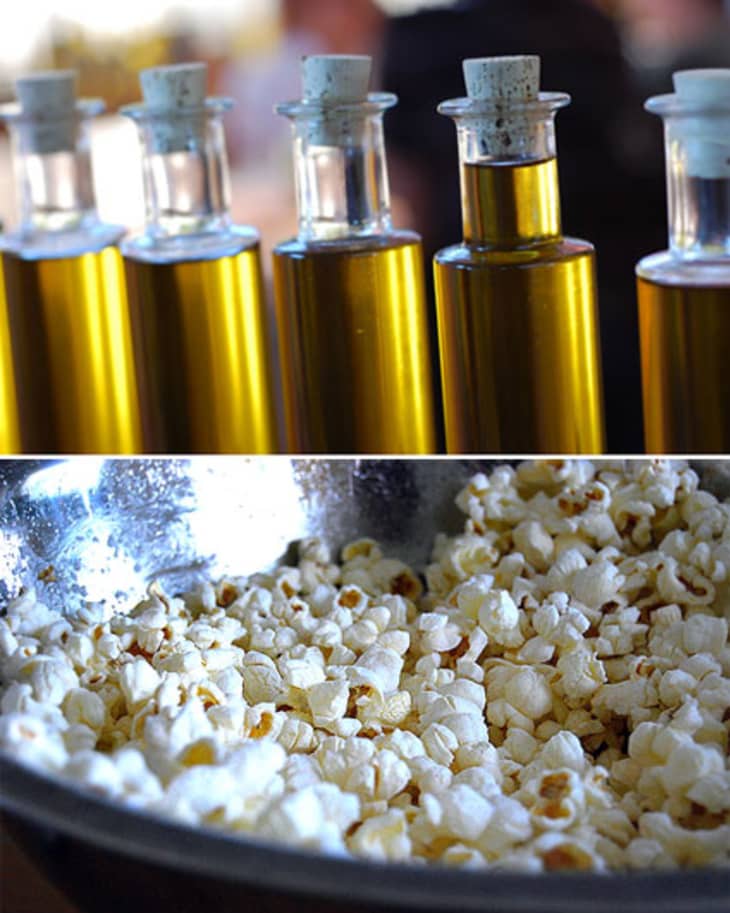how to cook popcorn with olive oil