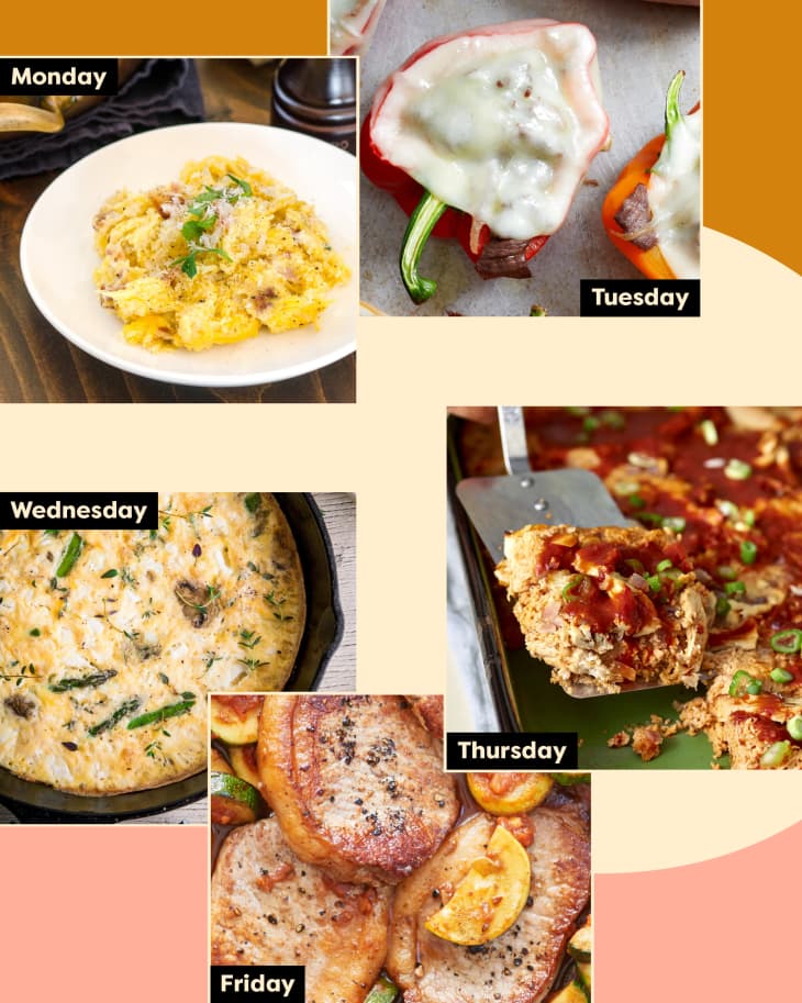 One-Week Low-Carb Meal Plan Packed with Vegetables | The Kitchn