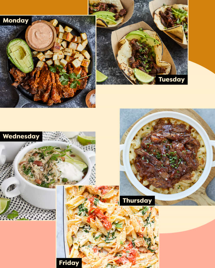 An Easy Weeknight Dinner Meal Plan from Cookbook Author Cassy Joy ...