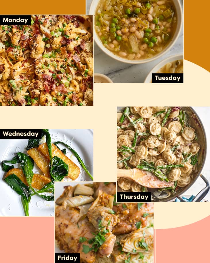 A Week of Super-Easy Dinners Packed with Spring Vegetables | The Kitchn