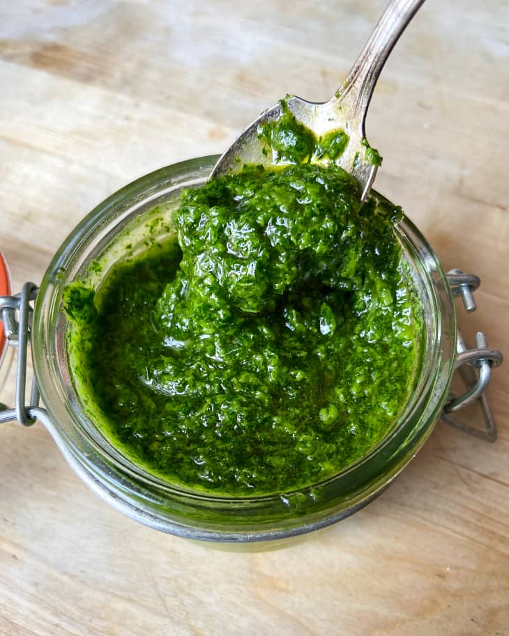 My Fridge Is Always Stocked with This Easy Homemade Herb Sauce | The Kitchn