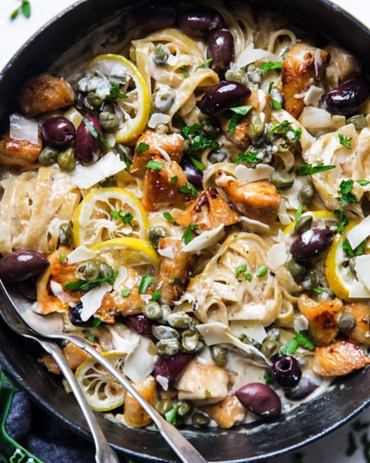 One Pot Mediterranean Chicken Pasta - The Modern Proper | The Kitchn