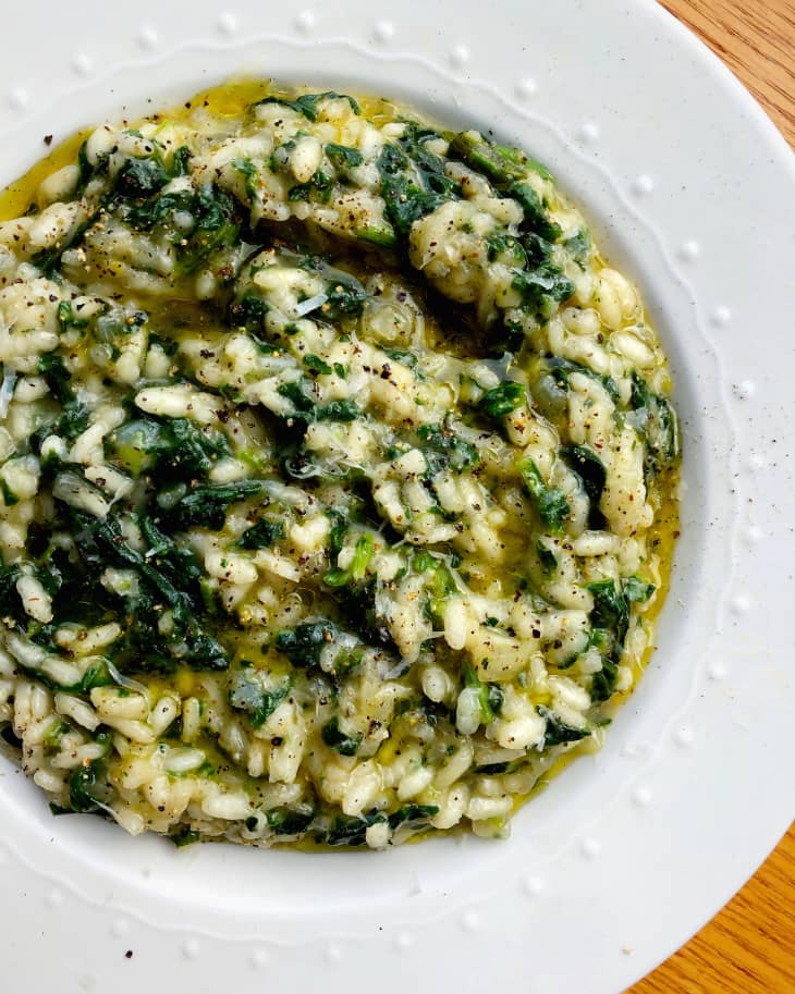 5-Ingredient Spinach Risotto | The Kitchn