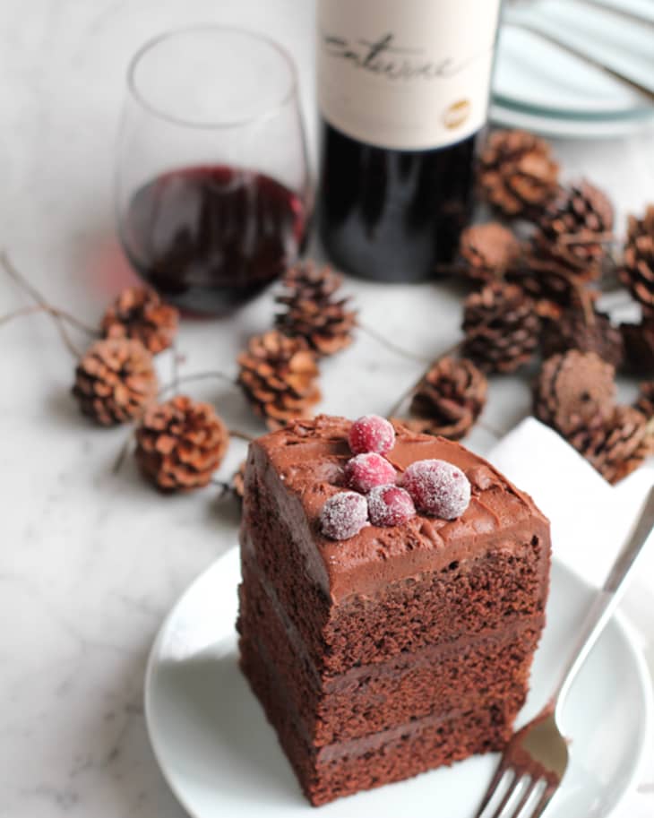 Chocolate Merlot Cake - Hip Foodie Mom | The Kitchn