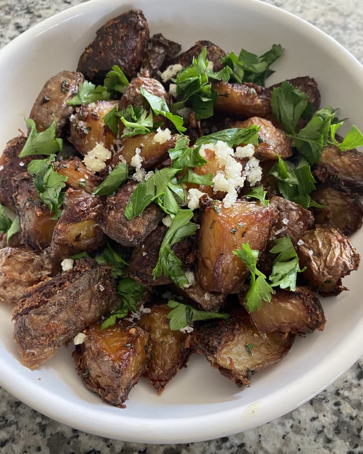 I Tried the Viral 'Crispiest Potatoes on Instagram' Recipe | The Kitchn