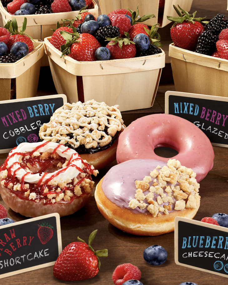 Krispy Kreme's Summer Collection Is Filled with Berry-Flavored ...