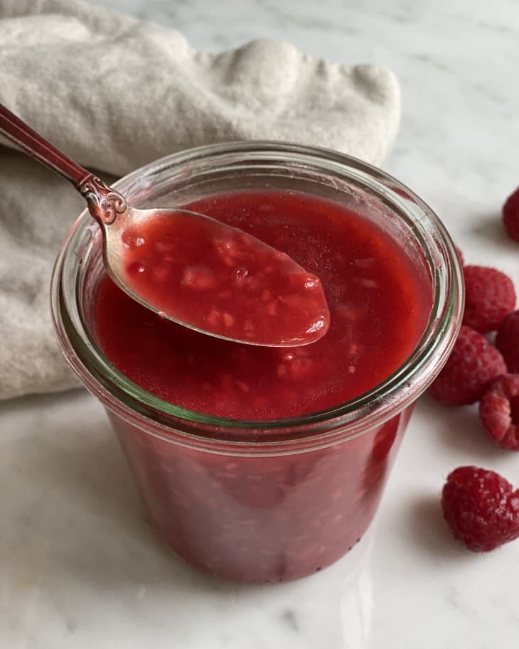Raspberry Sauce Recipe (Fresh or Frozen Raspberries) | The Kitchn