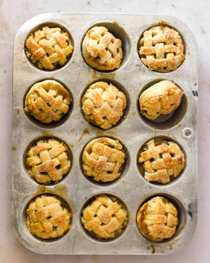 Mini Apple Pies Recipe (with Lattice Top) | The Kitchn