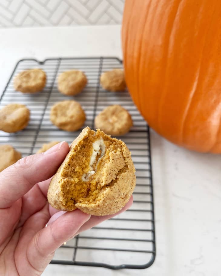 Cheesecake-Stuffed Pumpkin Cookies (Recipe Review) | The Kitchn