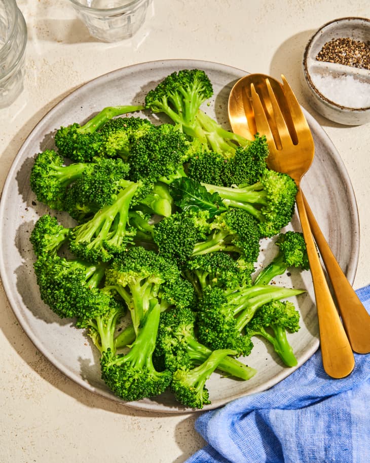 Steamed Broccoli Recipe (With and Without Steamer Basket) | The Kitchn