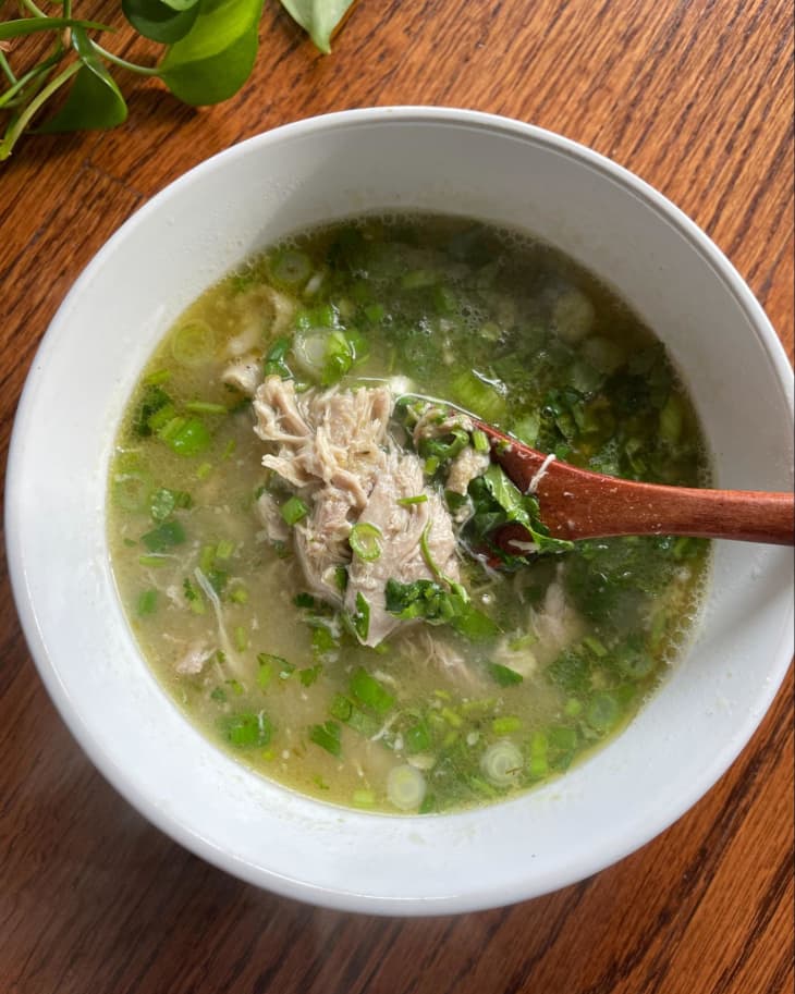 Ginger Chicken Soup with Yuzu Kosho Recipe | The Kitchn