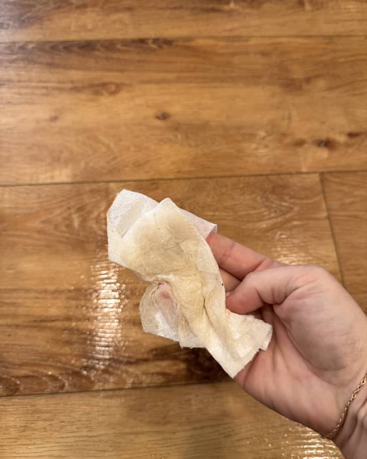 I Tried the "White Towel Test” on My Kitchen Floors, and Yikes | The Kitchn