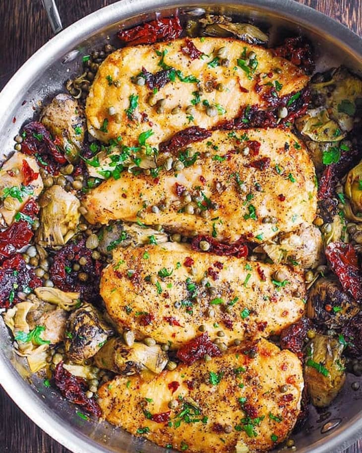 Mediterranean Lemon Chicken with Artichokes & Olives: A Flavorful ...