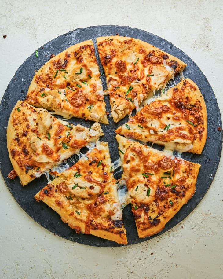 Chicken Alfredo Pizza Recipe (With Rotisserie Chicken) | The Kitchn