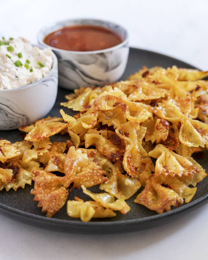 Pasta Chips Recipe (Oven or Air Fryer) | The Kitchn