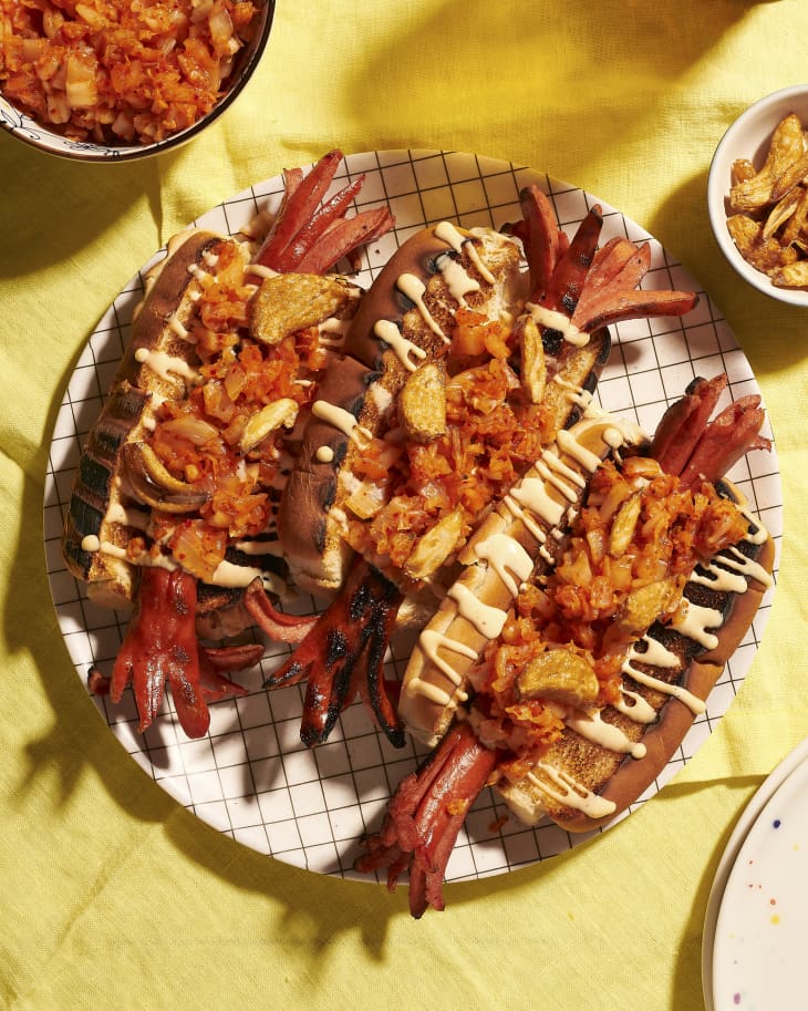 Kimchi Hot Dog Recipe | The Kitchn