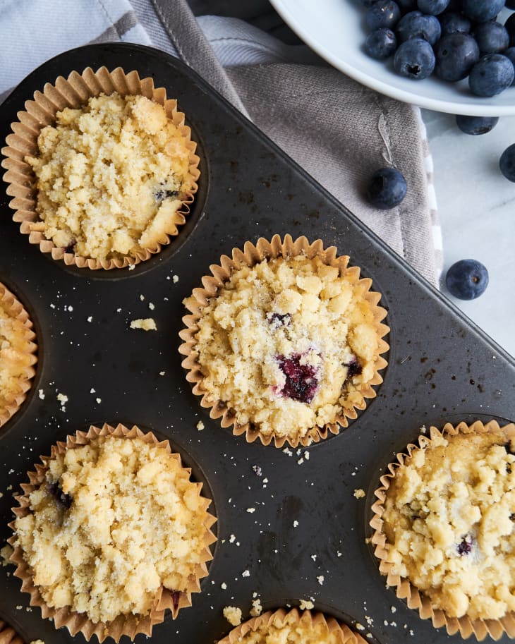 Sweet Corn Blueberry Muffin Recipe | The Kitchn