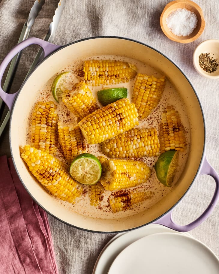 Elote-Inspired Butter Bath Corn | The Kitchn