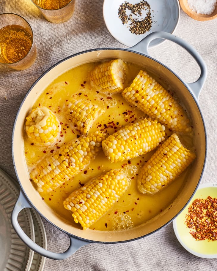 Hot Honey Butter Bath Corn | The Kitchn