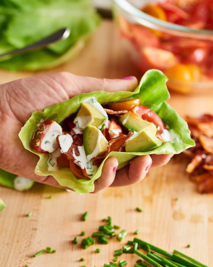 BLT Lettuce Wraps with Avocado | The Kitchn