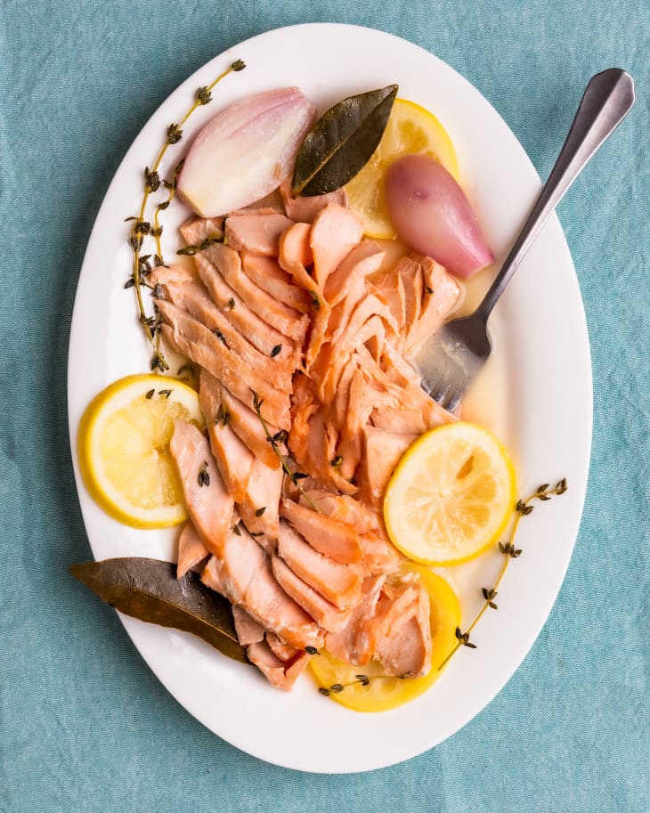 Poached Salmon Recipe (Cooked in Buttermilk) | The Kitchn