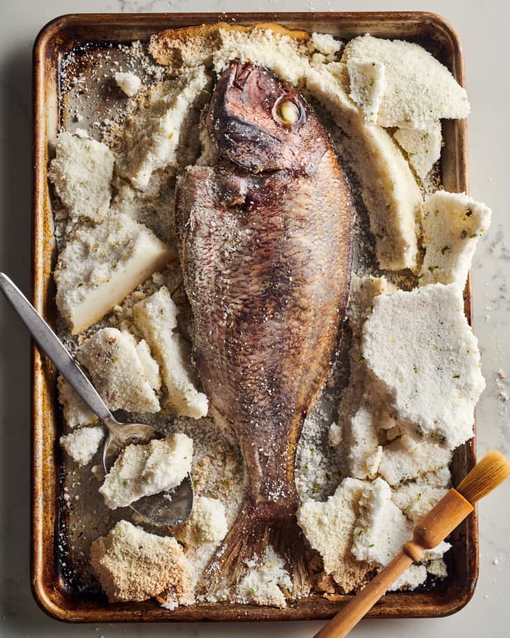 Salt-Baked Fish Recipe - How to Salt-Bake a Whole Fish | The Kitchn