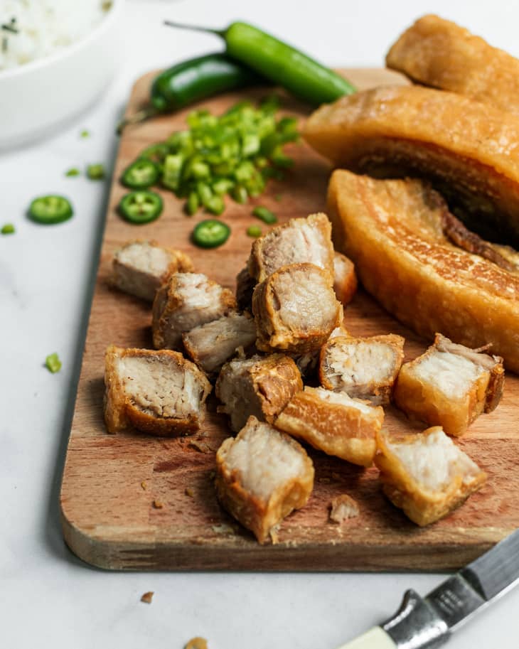 Sheldon Simeon's Lechon Kawali Recipe (Crispy Fried Pork Belly) | The ...