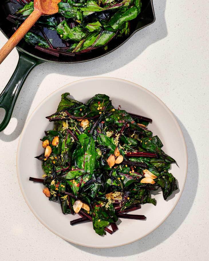 Sautéed Beet Greens Recipe (with Garlic and Lemon) | The Kitchn