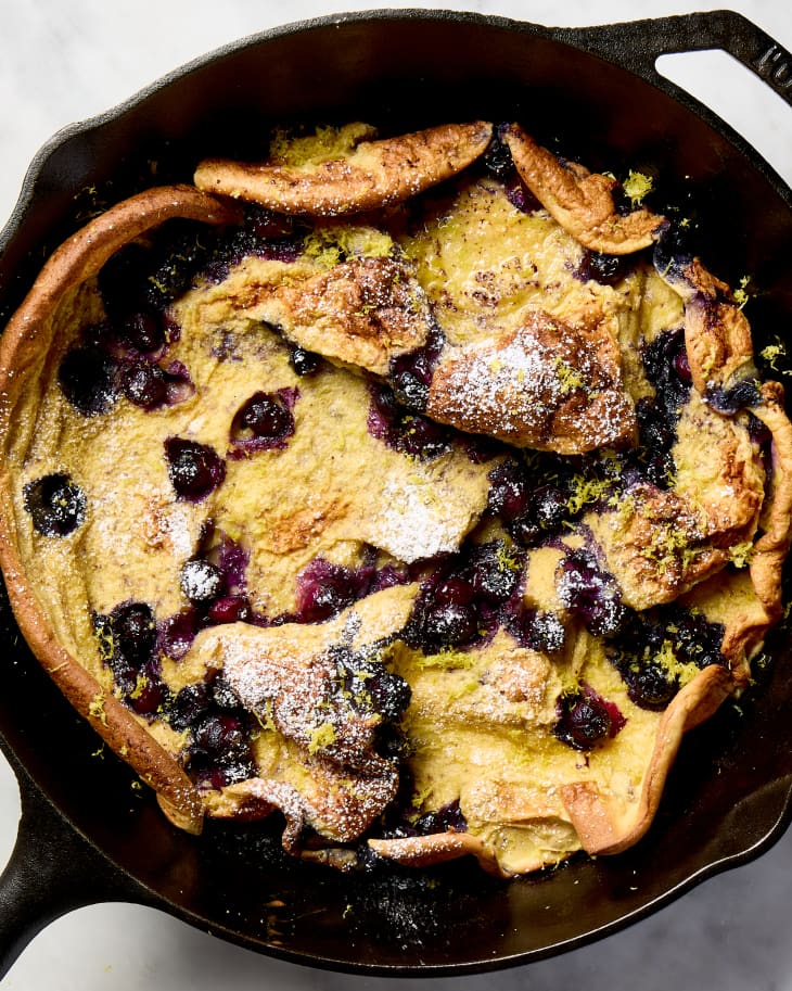Lemon Blueberry Dutch Baby Recipe | The Kitchn