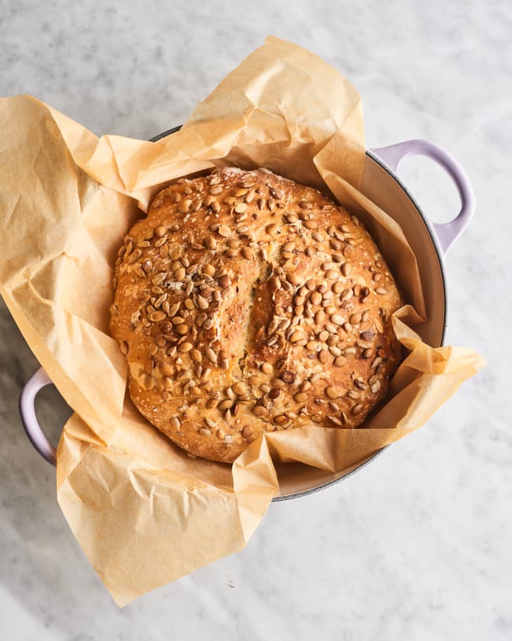Five Seed No-Knead Bread | The Kitchn