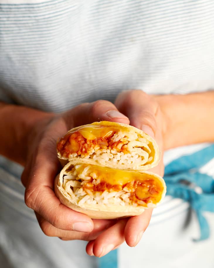 20-Minute Bean and Rice Burritos | The Kitchn