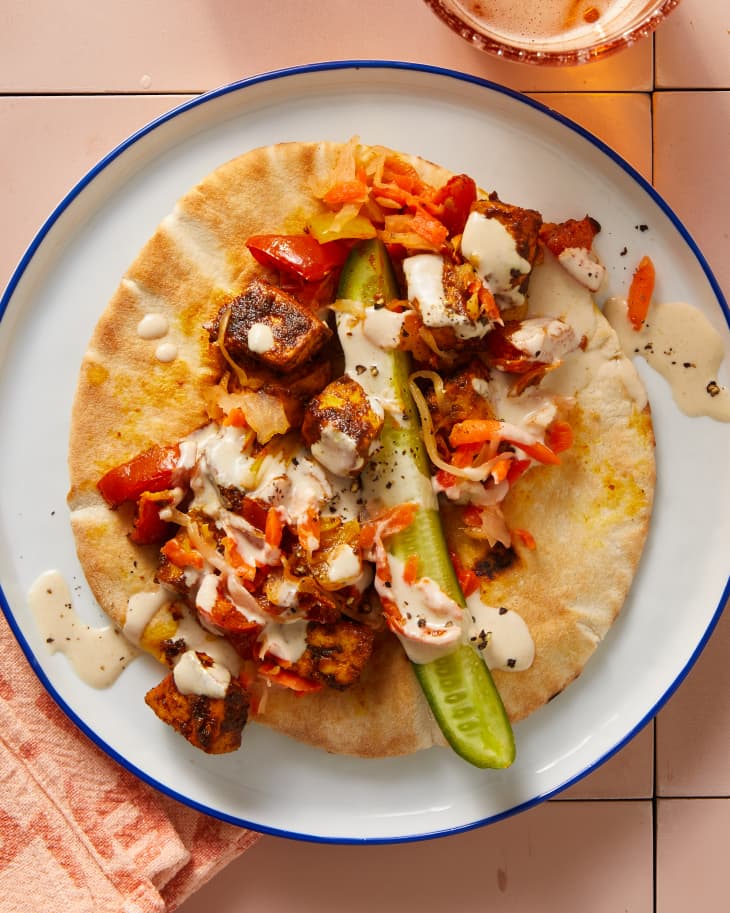Vegan Shawarma Wraps (Spiced Tofu) | The Kitchn